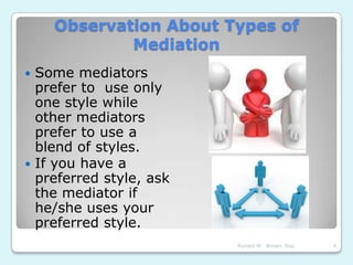 Part Iib Some Thoughts About Mediation | PPTX