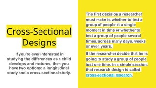 part II Cross-Sectional-Designs.pptx pharmacy practice | PPTX
