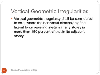 Part II Earthquake Resistant Design of Structures Review of IS 1893 ...