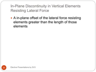 Part II Earthquake Resistant Design of Structures Review of IS 1893 ...