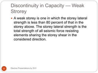 Part II Earthquake Resistant Design of Structures Review of IS 1893 ...