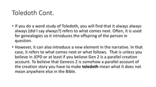 The harmonization of Genesis 1 and 2 | PDF