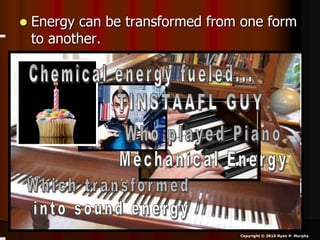 Forms of Energy, Waves, Heat Transfer, Particles, Electromagnetic ...