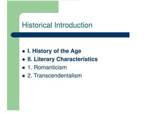 Part III The Literature Of Romanticism | PPT