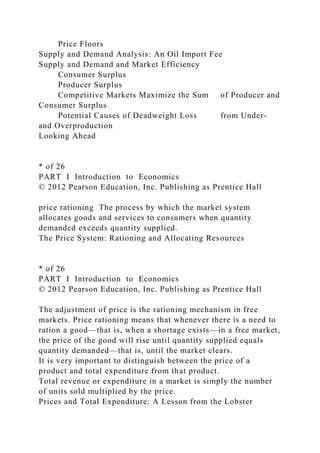 PART I Introduction to Economics© 2012 Pearson Educati.docx