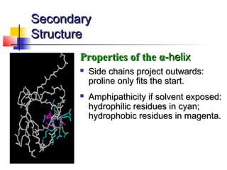 Part I : Introduction to Protein Structure | PPT