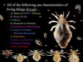 Introduction to Cell Biology PowerPoint Review Game, Quiz, Cells, Cell ...