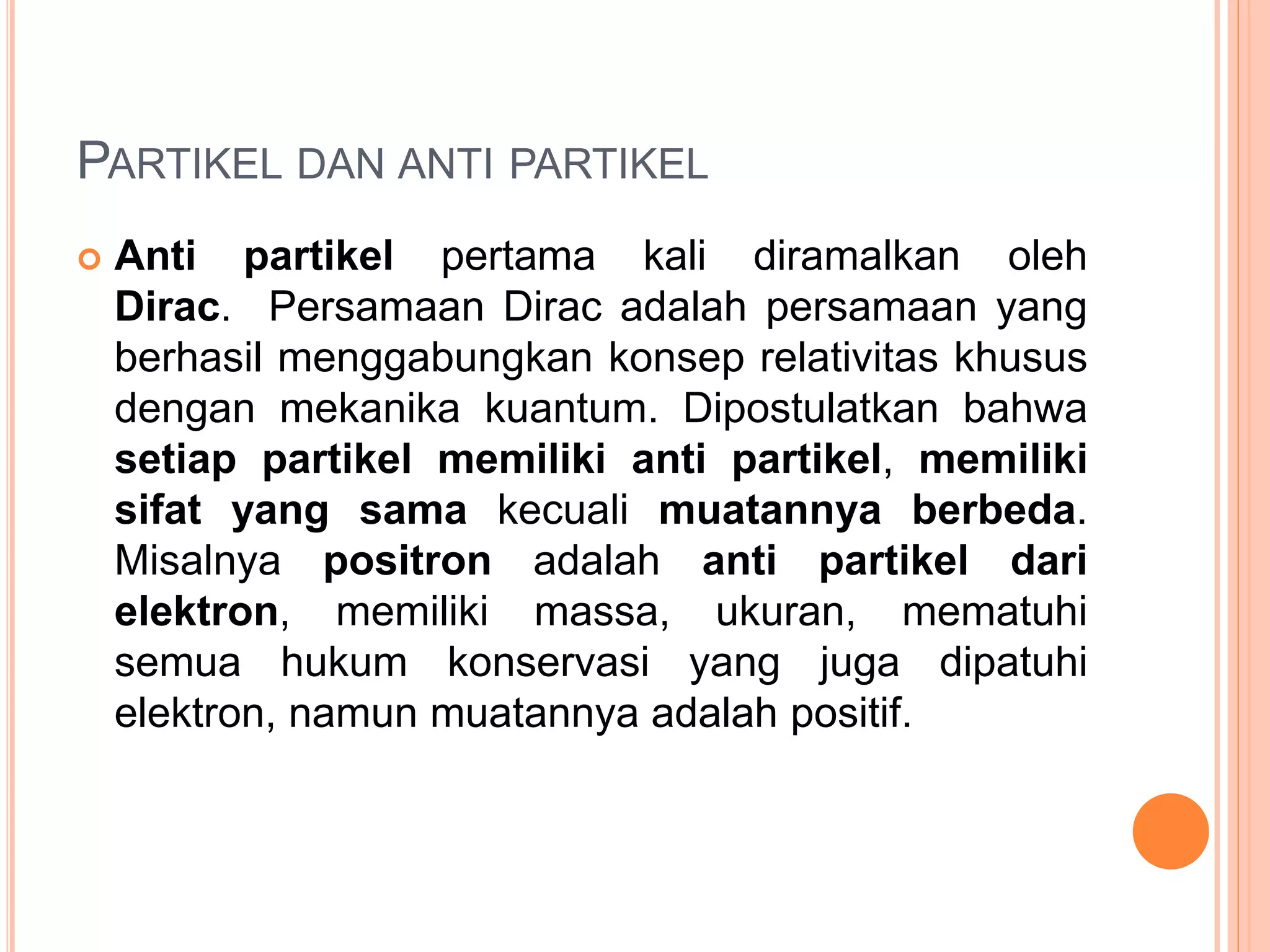 Partikel Elementer | PPTX