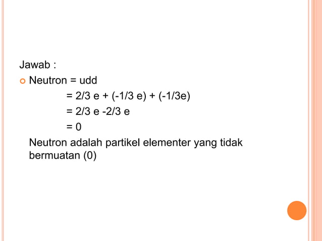 Partikel Elementer | PPTX