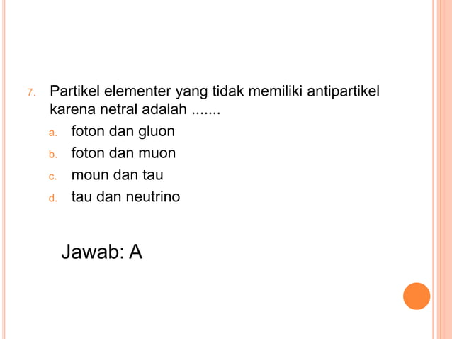 Partikel Elementer | PPTX