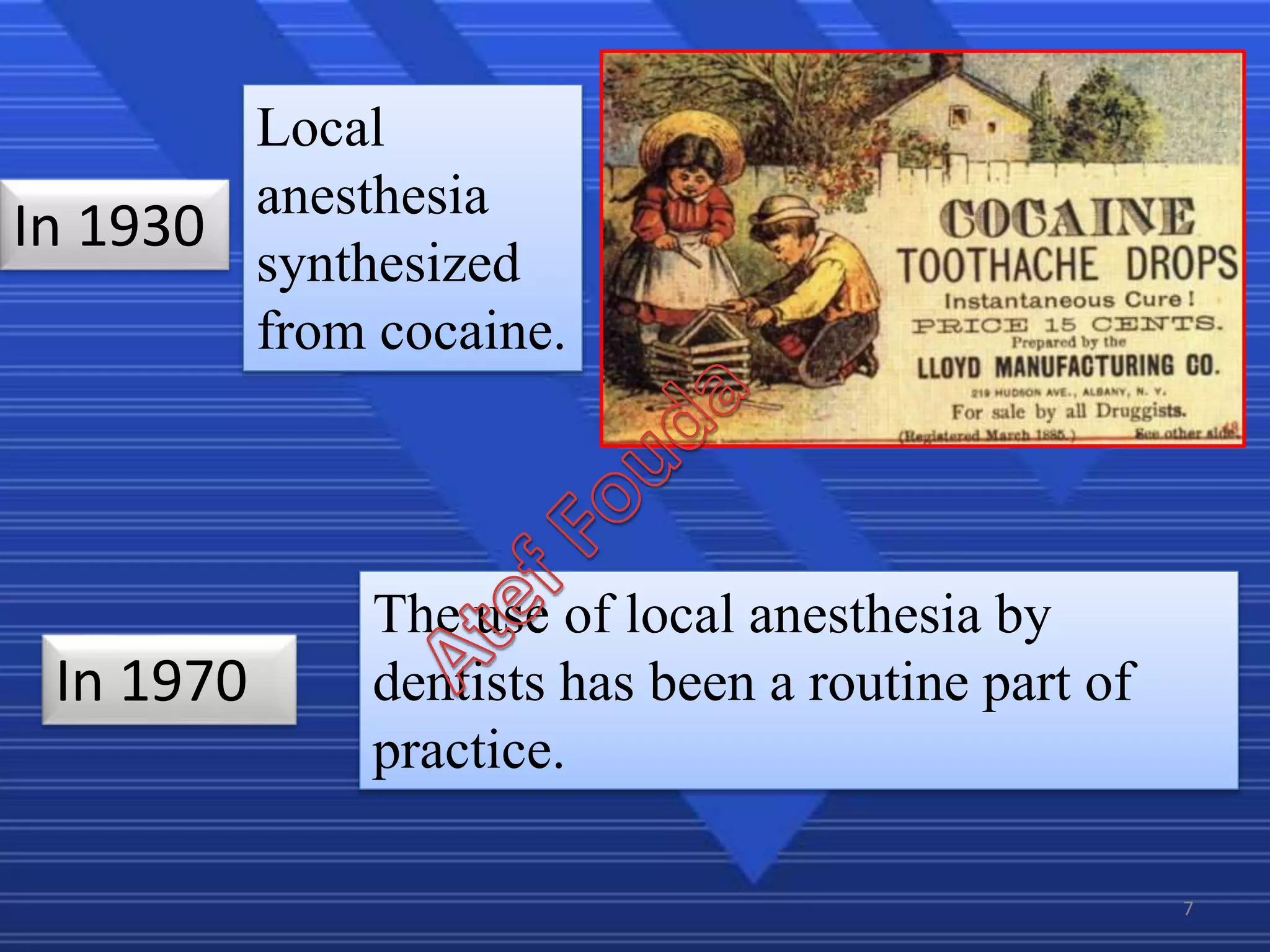 Part [1] local anesthesia for dental students | PPT