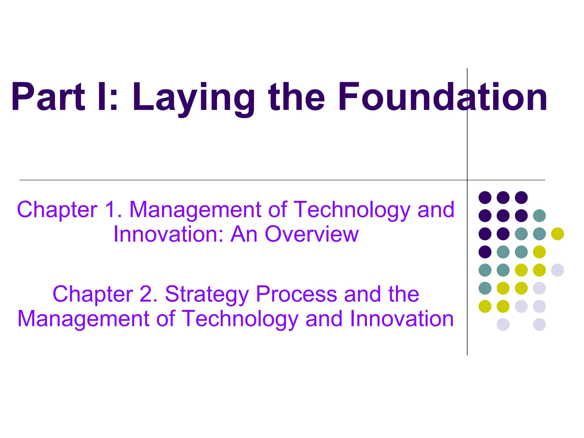 Innovation and Technology Part I Laying the Foundations (2).ppt