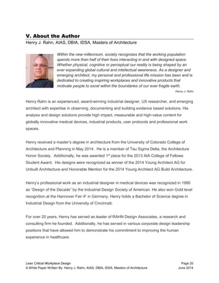 Part 1: Lean Clinical Workplace Design | PDF