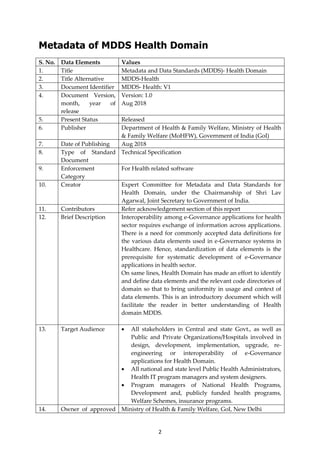 Part i mdds overview report | PDF