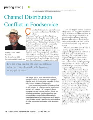 Channel Distribution Conflict in Foodservice | PDF