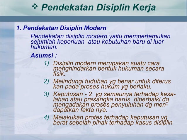 Partisipasi kerja & disiplin kerja | PPT