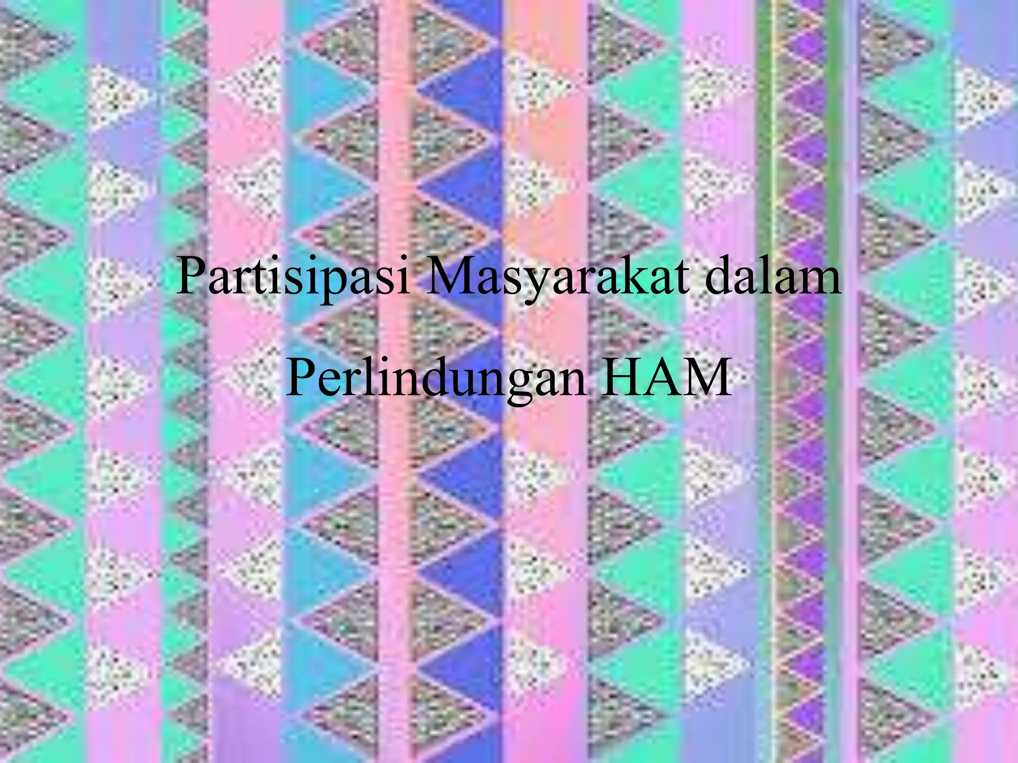 Partisipasi masyarakat | PPTX