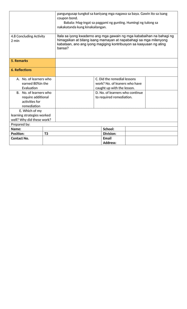 DLP AP6 QUARTER 1 PARTISIPASYON NG MGA KABABAIHAN.docx