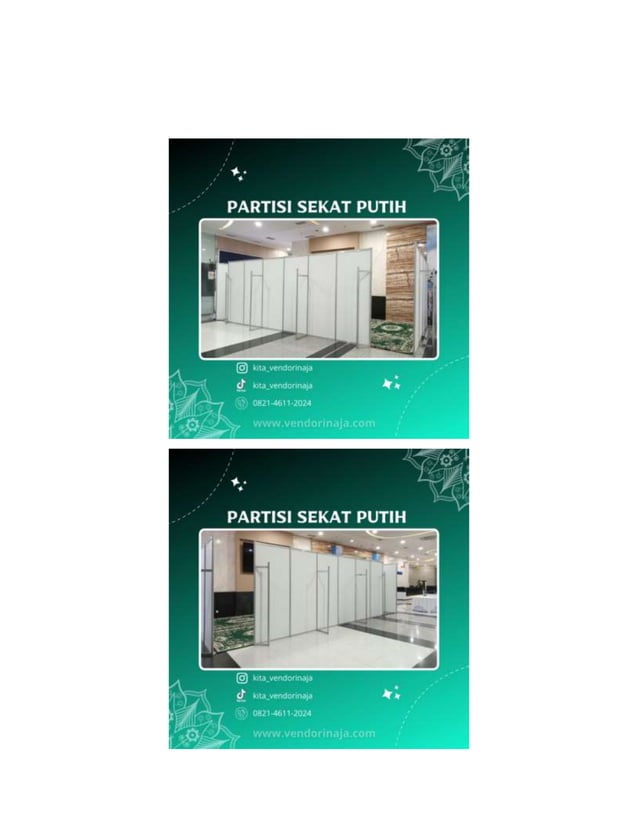 Sewa Partisi Sekat Putih Sejabodetabek dan Sekitarnya | PDF