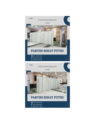 Sewa Partisi Sekat Putih Sejabodetabek dan Sekitarnya | PDF