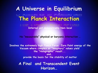 The Planck Interaction (w audio) | PPT