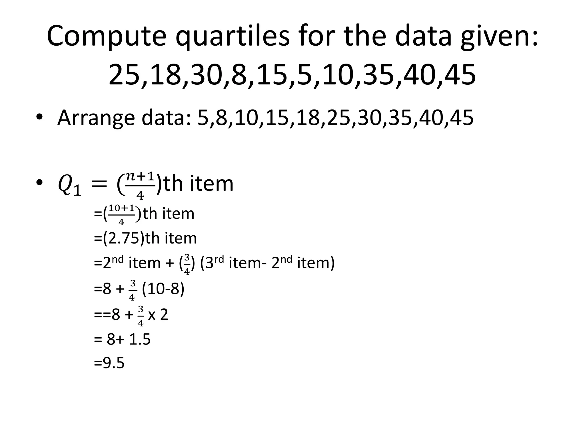 QUARTILES, DECILES AND PERCENTILES | PPTX