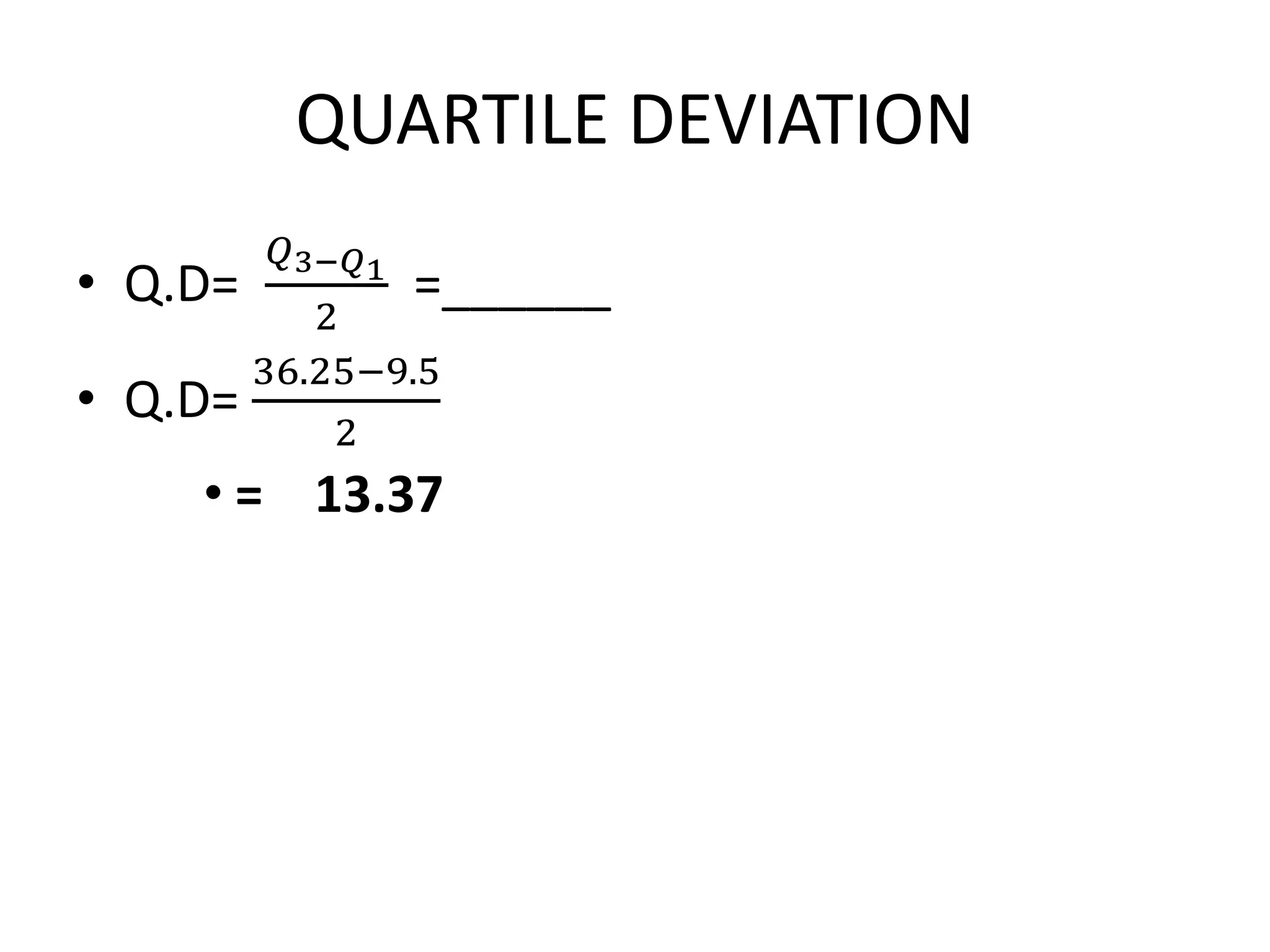 QUARTILES, DECILES AND PERCENTILES | PPTX