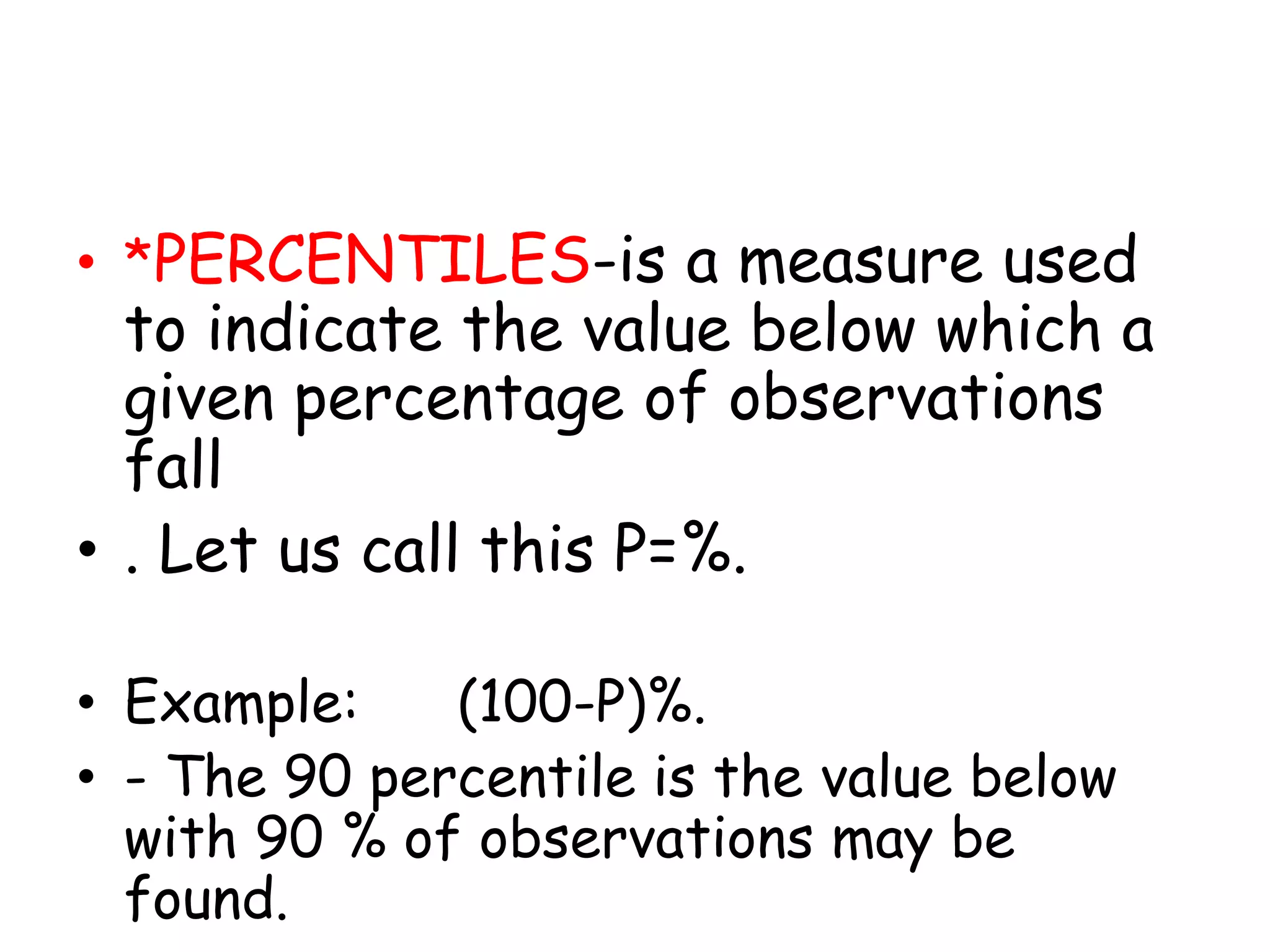 QUARTILES, DECILES AND PERCENTILES | PPTX