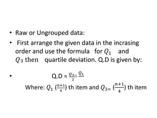 QUARTILES, DECILES AND PERCENTILES | PPTX