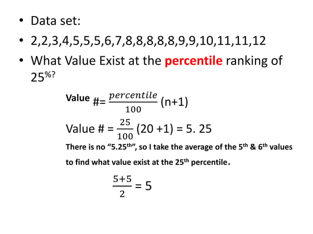 QUARTILES, DECILES AND PERCENTILES | PPTX