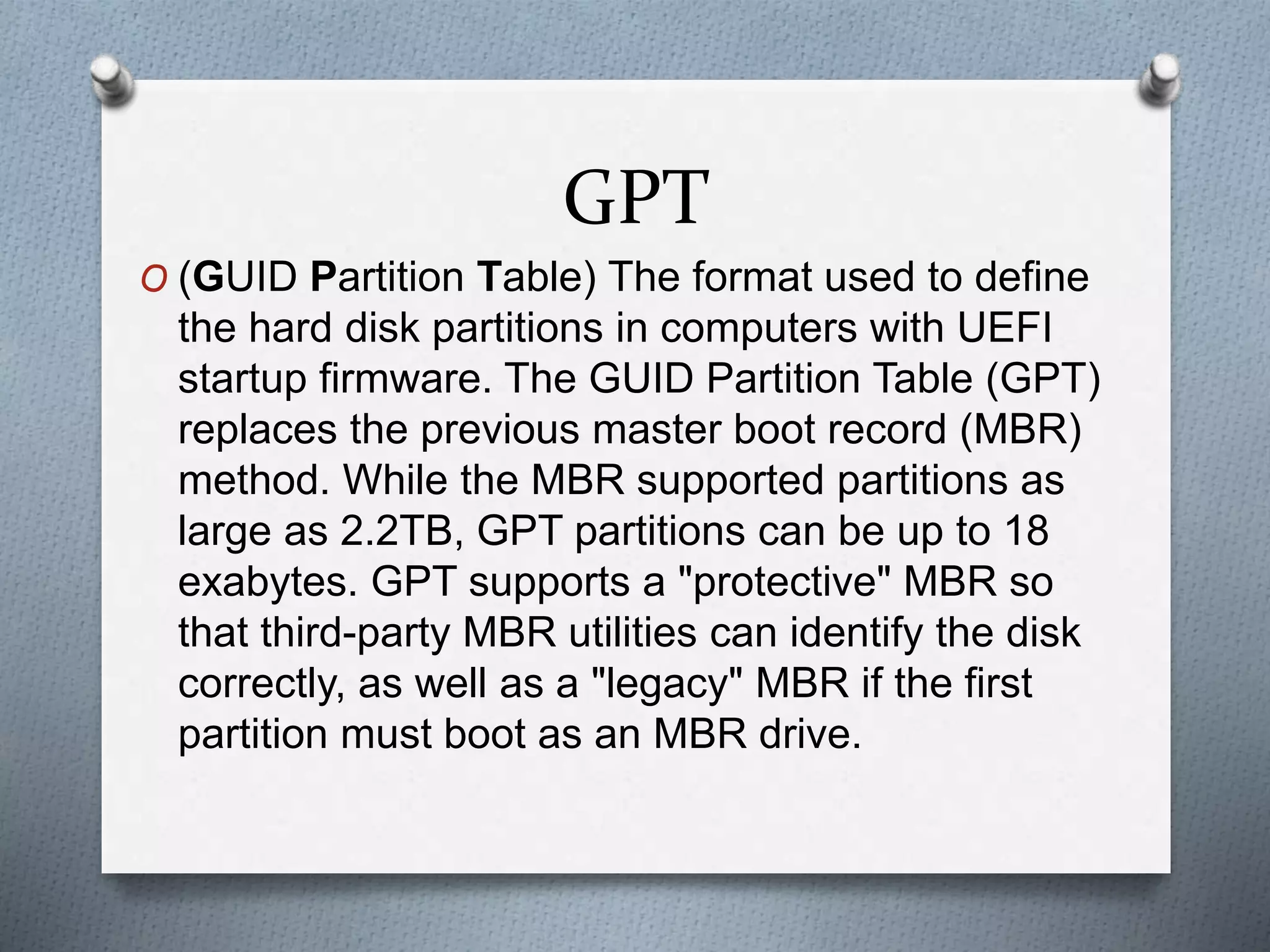 HDD Partition | PPTX