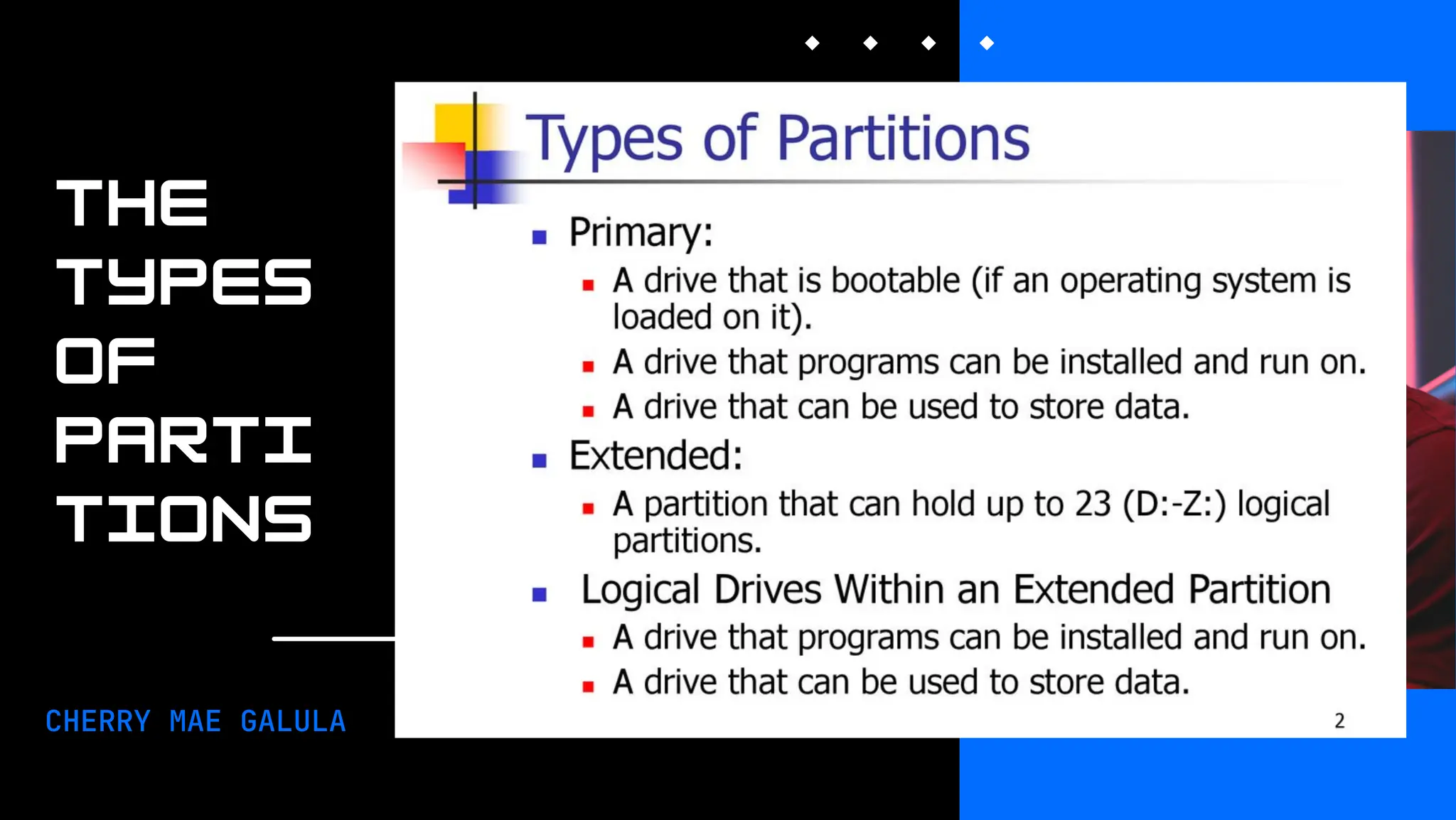 PARTITION.pdf Downloadable now for ICT reporting Grade 10 | PDF