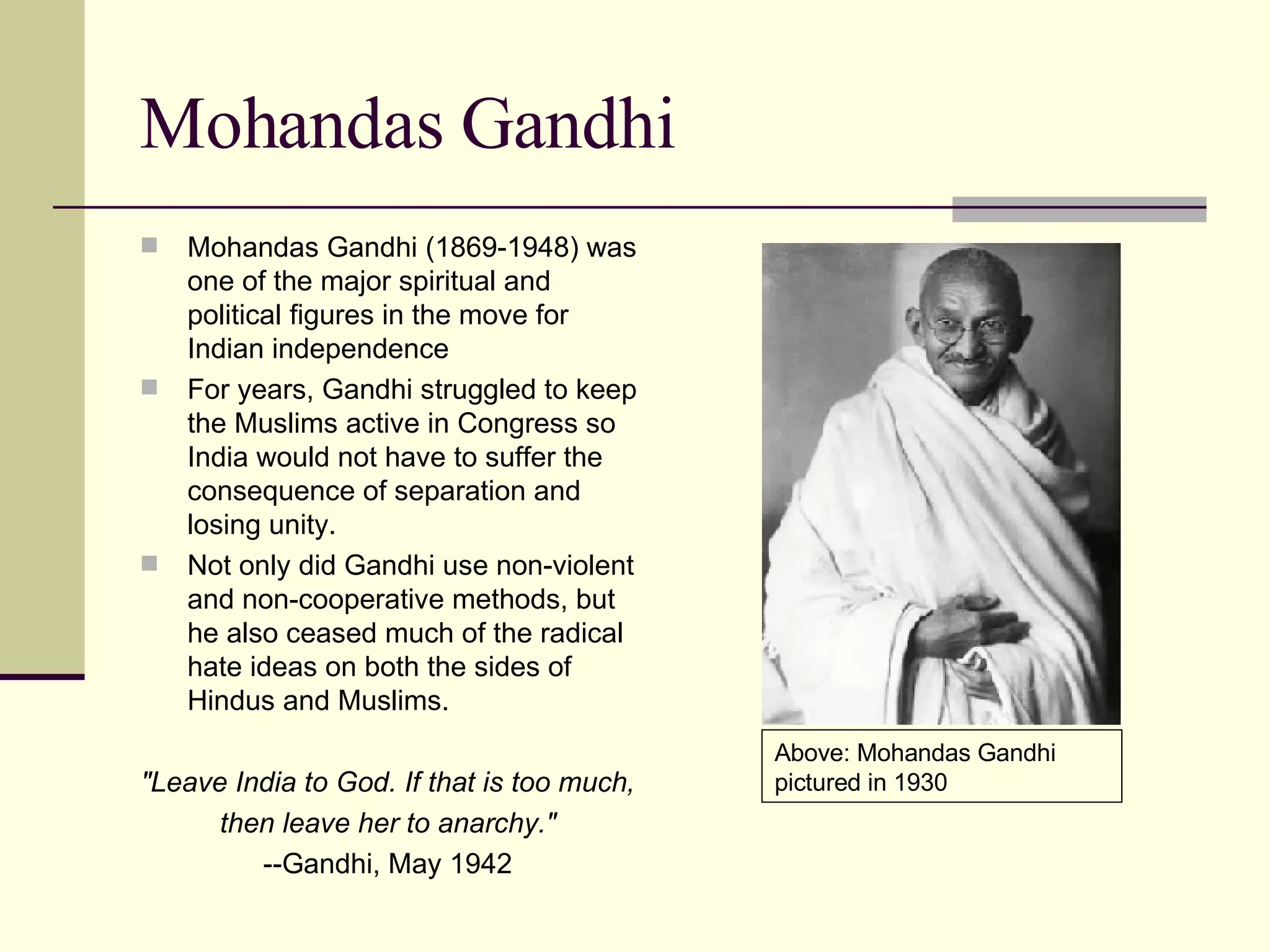 Partition Of India | PPT