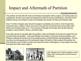 Partition Of India | PPT
