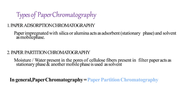 Partition chromatography | PPTX