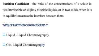 Partition chromatography | PPTX