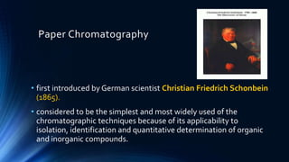 Partition chromatography & partition paper chromatography | PPTX
