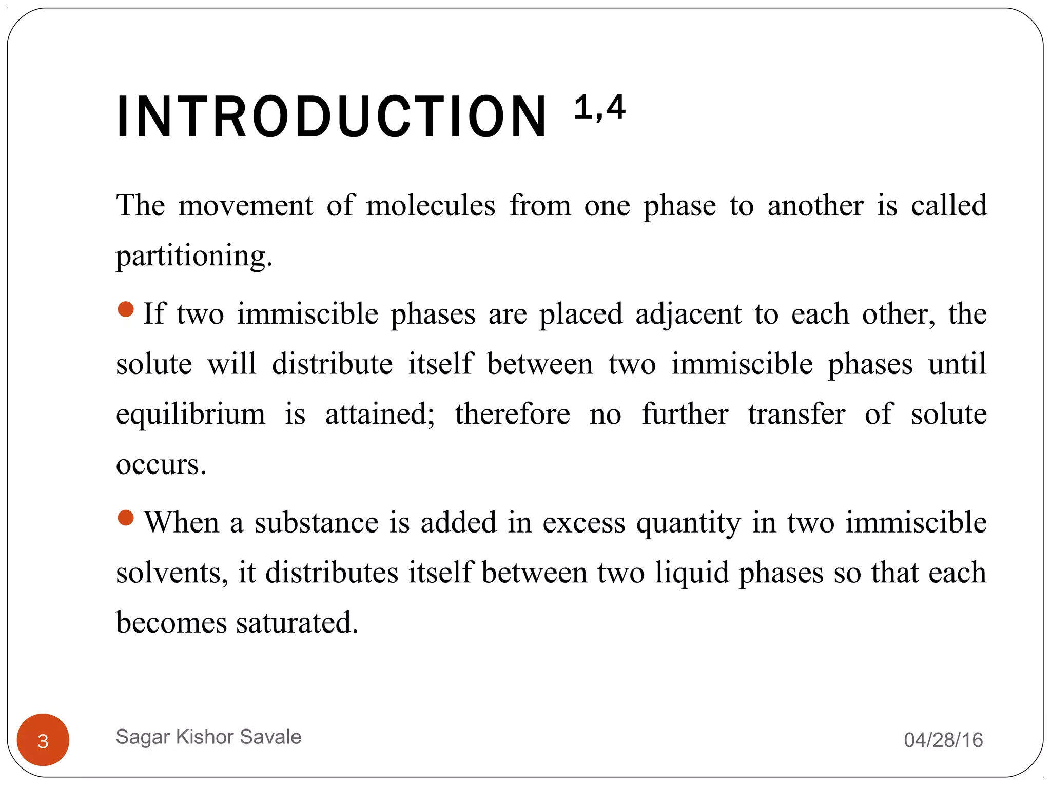 Partition coefficient | PPT
