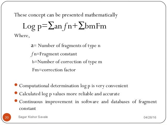 Partition coefficient