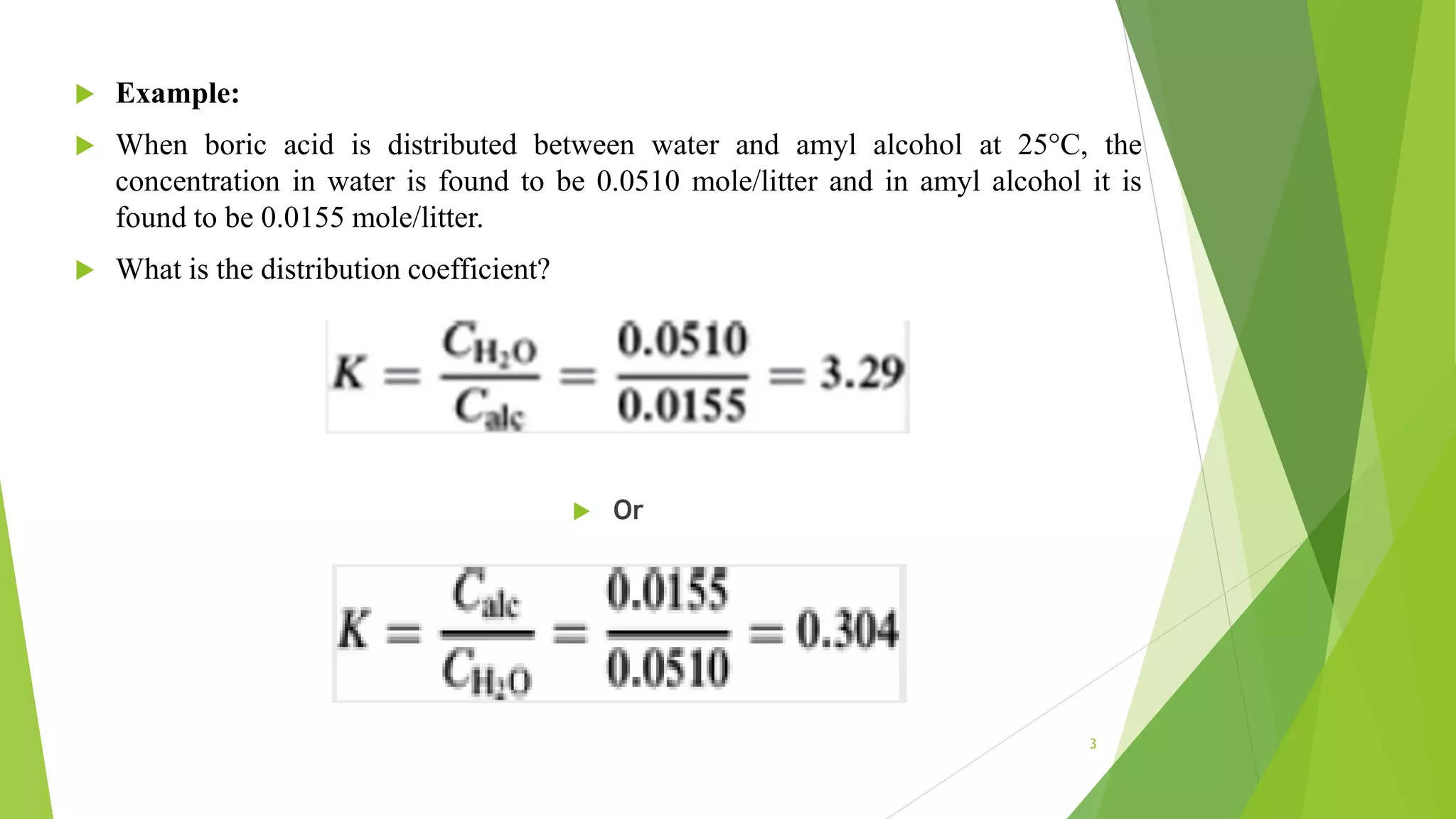 Partition coefficient 7 (Physical Pharmacy Lab) | PDF