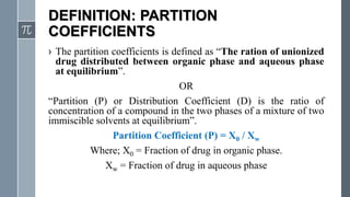 Partition Coefficient Determination (Pharmaceutics Practical).pptx
