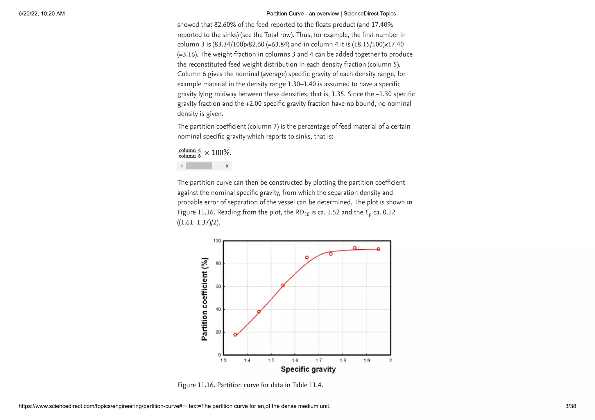 Partition Curve - an overview _ ScienceDirect Topics (1).pdf