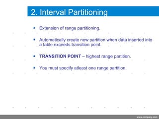 Partitioning | ODP | Databases | Computer Software and Applications