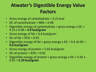 Partitioning-of-Energy-in-Farm-Animals.ppt | Chemistry | Science