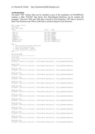 Partitioning Tables and Indexing Them --- Article | PDF