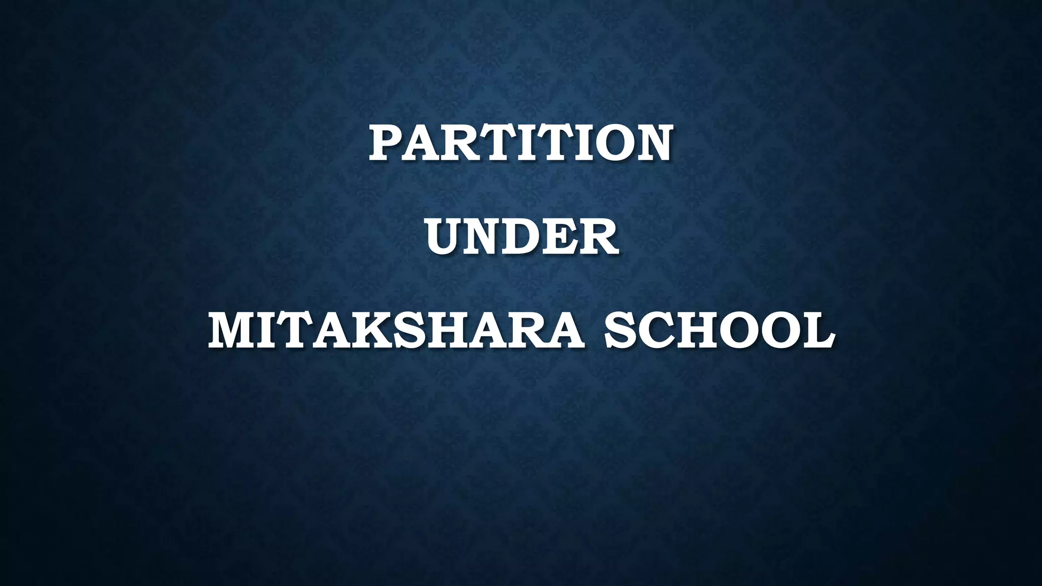 Partition laws in india | PPTX