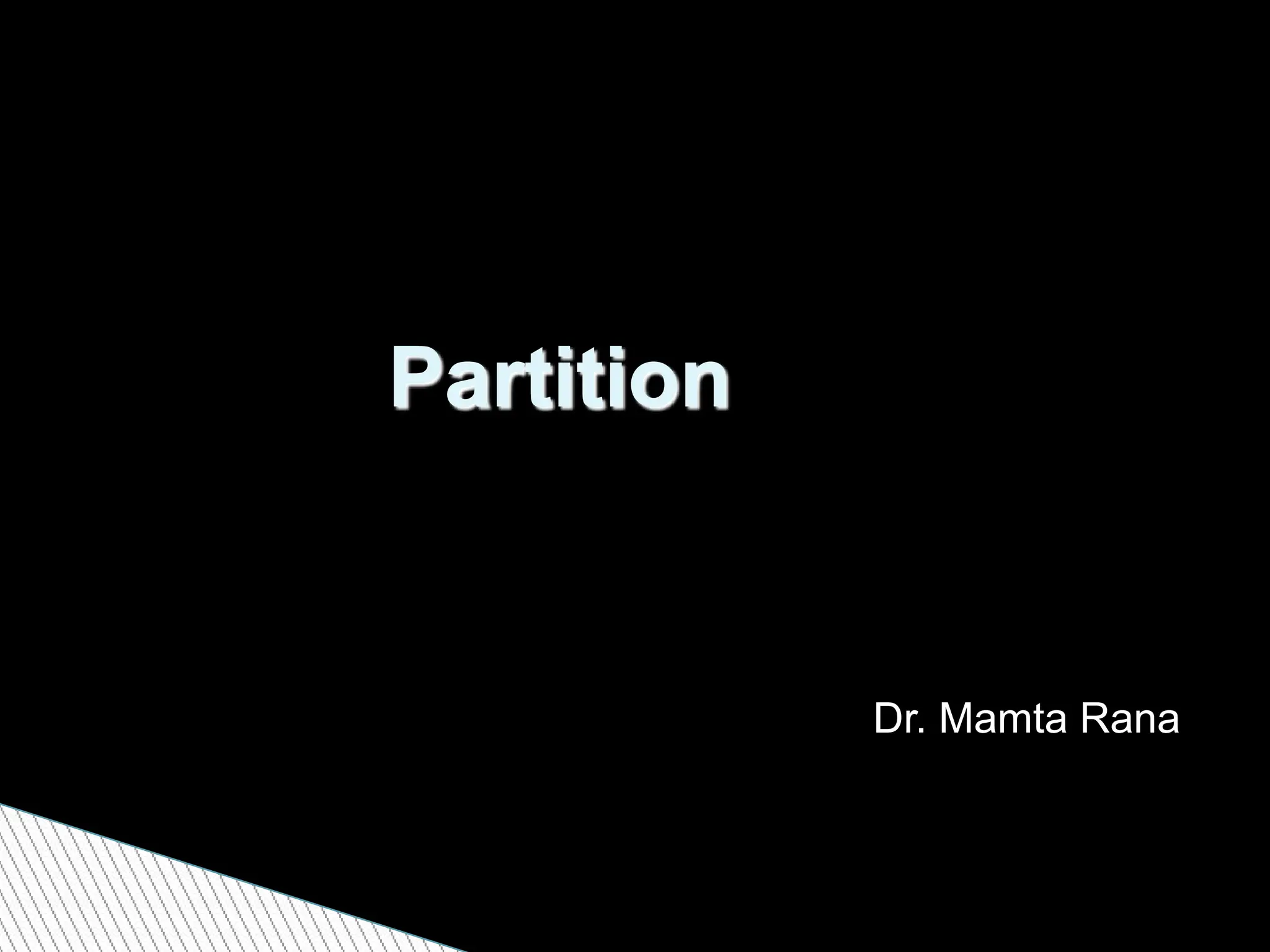 Partition lecture 6.key.ppt partition karta | PPT