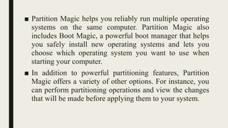 Partition magic | PPT