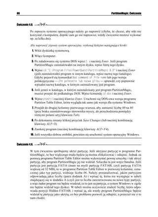 PartitionMagic. Ćwiczenia | PDF