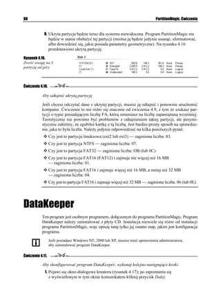 PartitionMagic. Ćwiczenia | PDF
